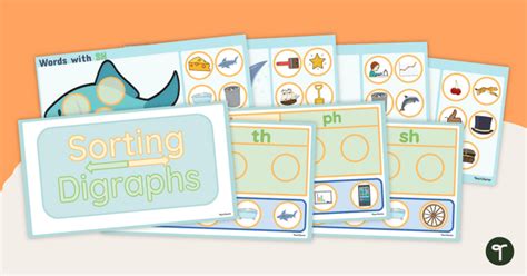 Consonant Digraphs - Interactive Sorting Activity | Teach Starter