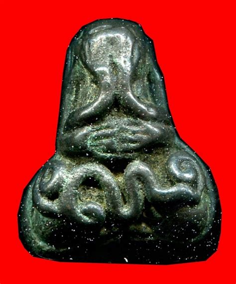 หลวงปู่เอี่ยม วัดหนัง พระปิดตา พิมพ์ยันต์ยุ่ง เนื้อสัมฤทธิ์ กทม Excellent Masterpiece Amulets