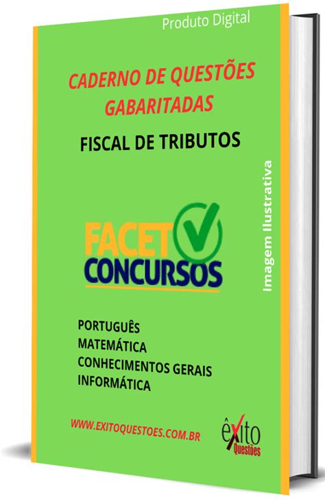 Caderno De QuestÕes Gabaritadas Fiscal De Tributos Facet 2023 Êxito