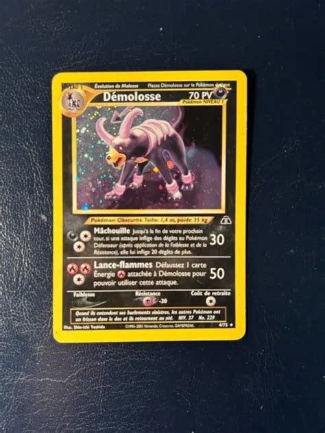 CARTE POKÉMON Démolosse Holo Neo Discovery Wizards FR EUR PicClick FR