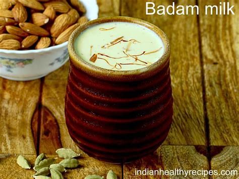 Badam Milk Badam Doodh Swasthis Recipes Recipe Badam Milk