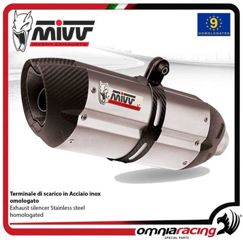 Mivv Exhaust Slip On Suono Approved Steel Ktm Enduro Smc