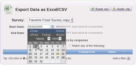 Plum Survey Documentation Exporting Data In Excel CSV Format