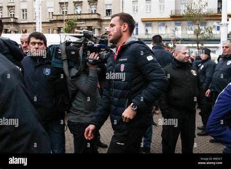 Zagreb Croatia 26th Nov 2018 Croatia National Tennis Team Welcome