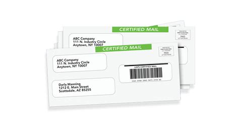 Certified Mail Online Service Send Usps Certified Mail Online