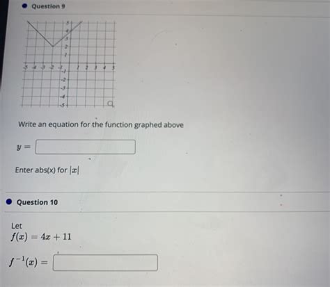 Solved Question A Write An Equation For The Function Chegg