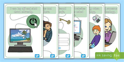 Computing Area Rules Posters Twinkl