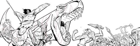 Final Billboard Art For Genndy Tartakovskys Primal Concept Art