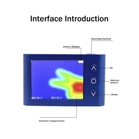 Mlx90640 24 Inch Infrared Thermal Imager Handheld Thermograph Thermal