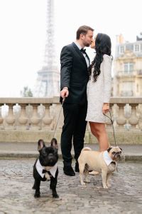 Sina And Martins Chic Paris Town Hall Wedding