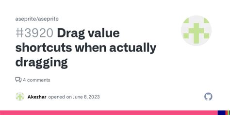 Drag Value Shortcuts When Actually Dragging · Issue 3920 · Aseprite
