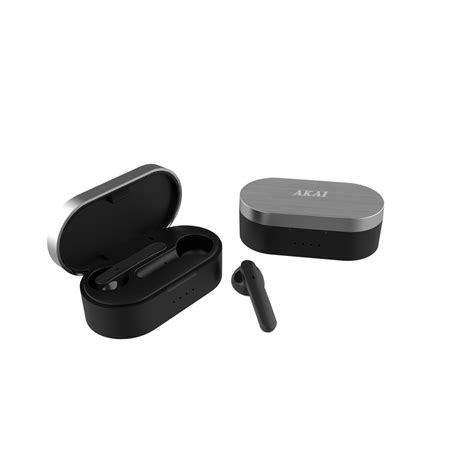 Аудио слушалки In Ear Akai Bte J10b True Wireless Bluetooth Черен