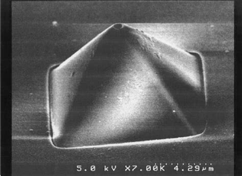 Sem Micrograph Of The Aperture Created By Etching Sio 2 In Bhf Download Scientific Diagram
