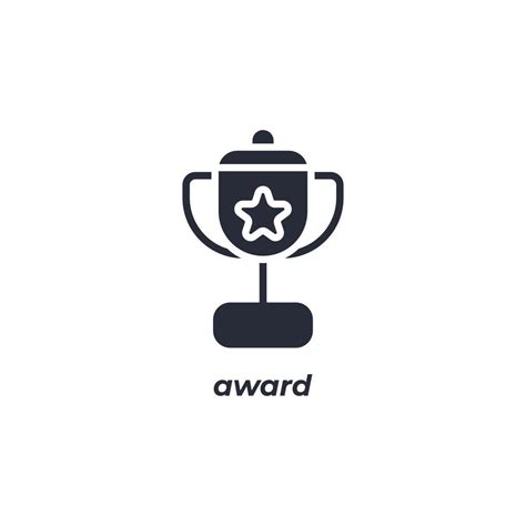Vector Sign Of Award Symbol Is Isolated On A White Background Icon