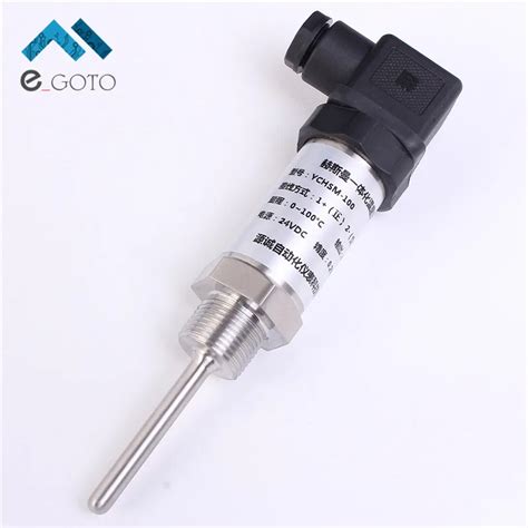 0 100 Celsius Plug In Integrated Temperature Transmitter Sensor Module DC 4 20mA 0 10V PT100
