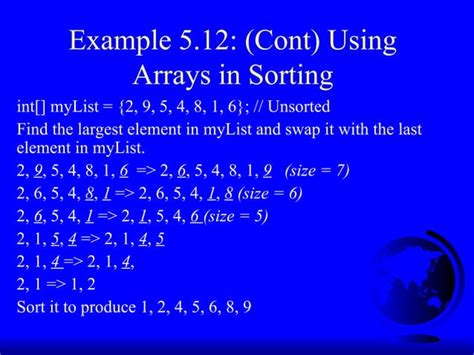 05slidearrayscreationsearchingsortingppt Free Download
