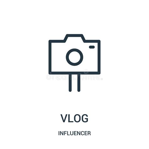 Influencer Icon Vector From Advertising Collection Thin Line Influencer Outline Icon Vector