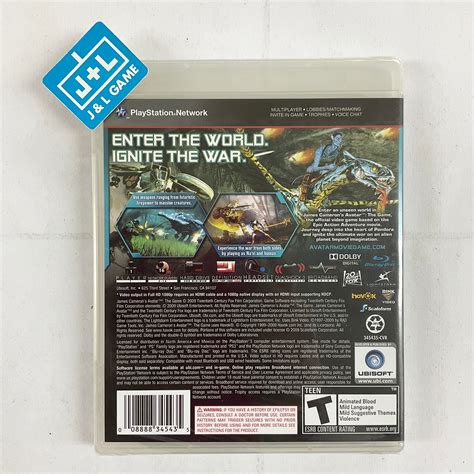 James Cameron's Avatar: The Game - (PS3) PlayStation 3 | J&L Game