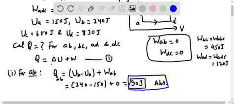 Solved A Thermodynamic System Is Taken From State A To State C In Fig 19 29 Along Either Path A