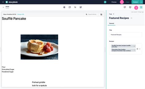 how to create a recipe book with storyblok s react sdk next js and