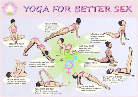 Yoga For Better Sex Stock Vector By Sergey