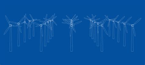 Wind Turbines Rendering Of 3d Royalty Free Vector Image