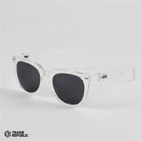 Natty Workwear Roys Smoke Polarised Safety Glasses Tradie Republic