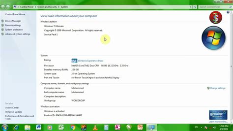 How To Check Computer Properties How To Check Ram And Window Type Properties In Windows 7