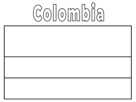 Dibujos De Colombia Para Colorear E Imprimir Coloringlib
