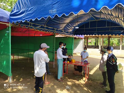 မေတ္တာမြို့၊ ကလစ် ကြီး ကျေးရွာရှိ ယာယီမဲရုံ ပြင်ဆင်ဆောက်လုပ်နေမှုကို ကွင်းဆင်းကြီးကြပ