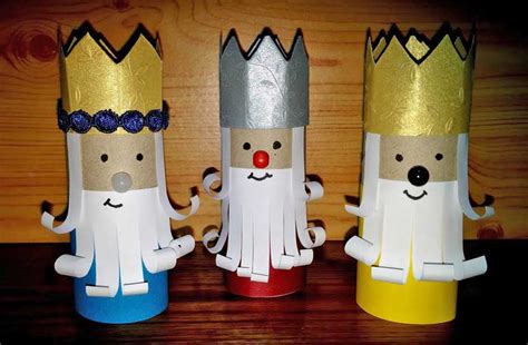 Cómo Hacer Reyes Magos Con Fieltro Ganchillo Papel Madera
