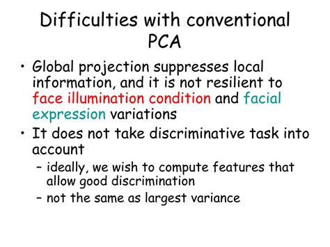 Ppt A Pca Based Feature Extraction Method For Face Recognition — Adaptively Weighted Sub
