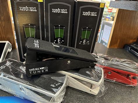 Ernie Ball Vp Jr Tuner Volume Pedal 2020s Black White Reverb