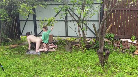Sweetie Pegging Victim Outdoor Rope Hookup And Supremacy