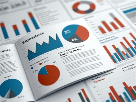 Financial Data Document Graph Chart Report Statistics Marketing Research Development