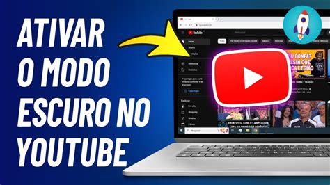Como Ativar O Tema MODO ESCURO No Youtube No PC YouTube