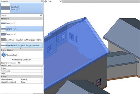 Roof Layout Design And Editing In Revit Create And Assign Roof Types Autodesk