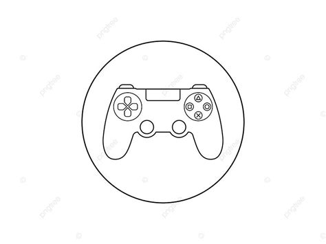 Controllerjoystick Icon Vector Illustrationflat Design Graphic Joy Pad Icon Vector Graphic Joy