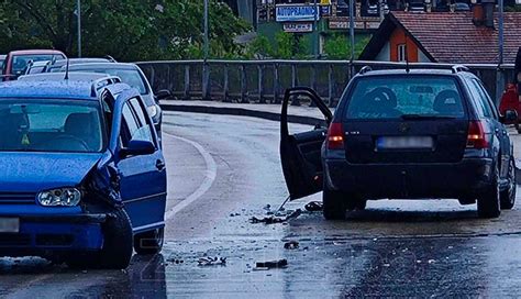 Saobraćajna nezgoda na nadvožnjaku kod Arene u Zenici Zenit ba