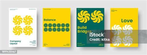 Desain Poster Modern Tata Letak Brosur Abstrak Template Flyer Kreatif