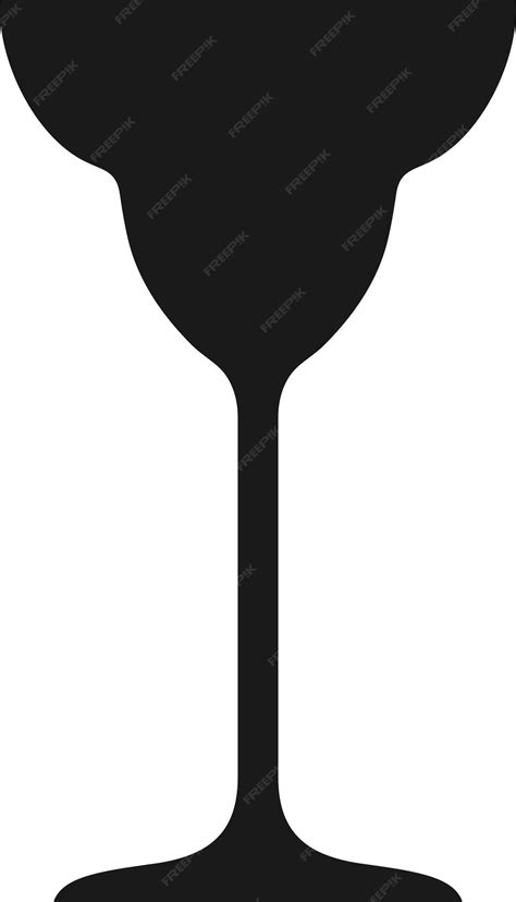 Premium Vector Wine Glass Icon Vector Illustration