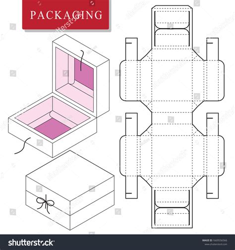 Box Template Design Product Stock Vector Royalty Free Shutterstock