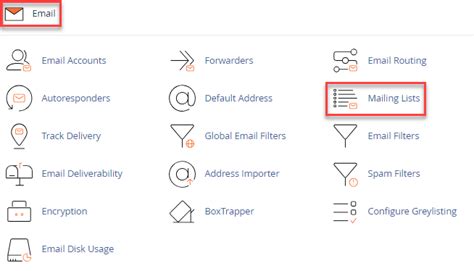 How To Generate A Mailing List In Cpanel