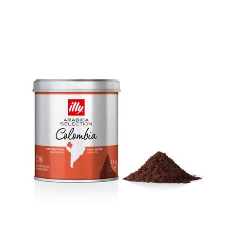 Illy Colombia Ground Coffee 125g Premium Colombian Coffee For Rich