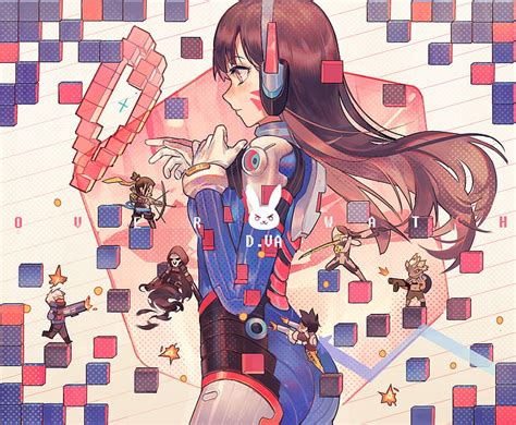 ゲーム、 ブリザードエンターテイメント、 オーバーウォッチ、 D Va、 Hdデスクトップの壁紙 Wallpaperbetter