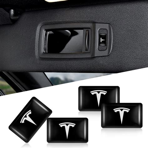 자동차 스타일링용 실내 방수 에폭시 수지 배지 스티커 테슬라 모델 3 Y S X 로드스터 인베이더 코일 모드 Wye K80 용 10 개 Aliexpress