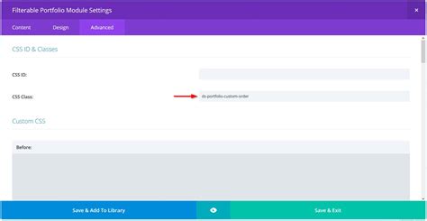 How To Set A Custom Tab Order In The Divi Filterable Portfolio Module