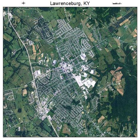 Aerial Photography Map Of Lawrenceburg Ky Kentucky