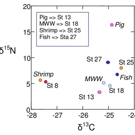 Carbon And Nitrogen Stable Isotope Ratios δ 13 C And δ 15 N In