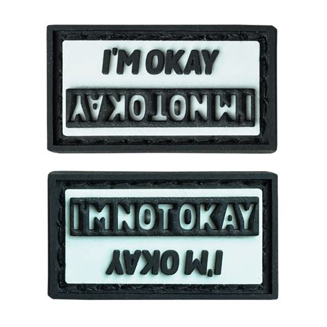 Okay Not Okay Ranger Eye Patches Gzila Designs